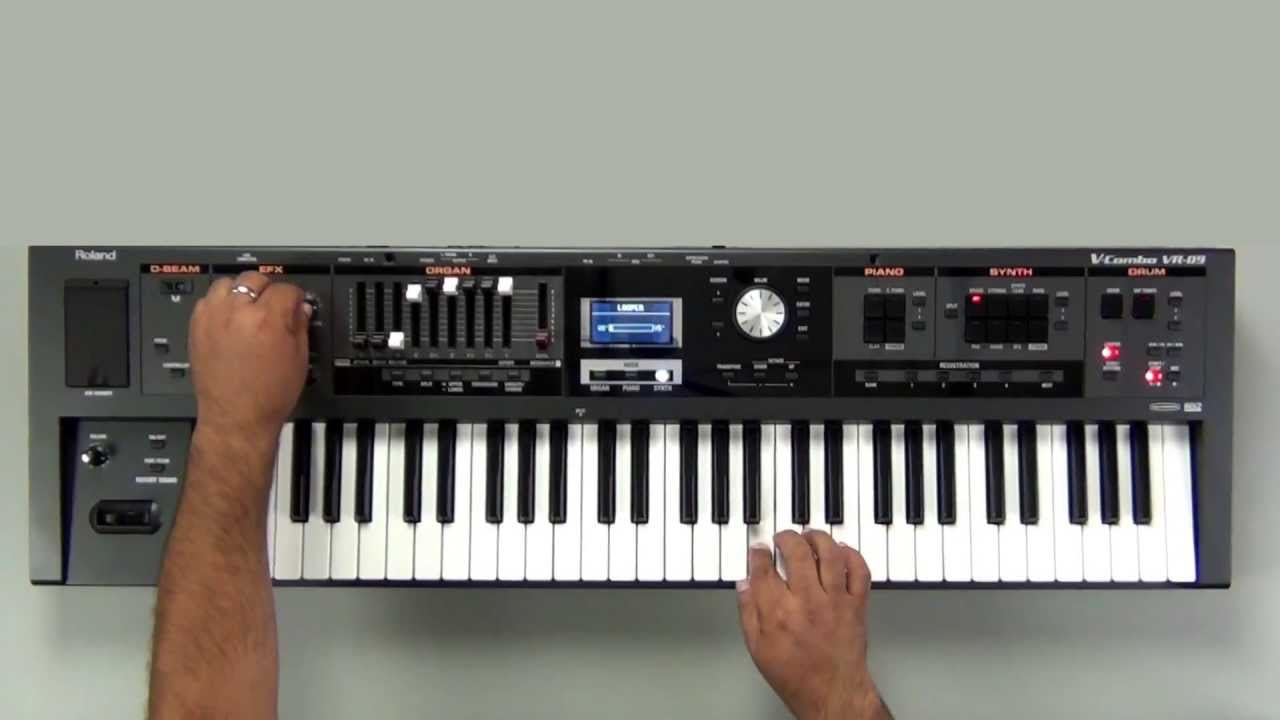 Roland VR 09 - Looper Performance -Bossa - YouTube