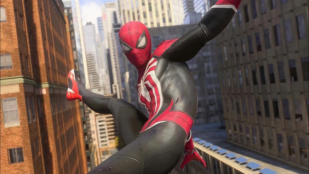 Marvel SPIDER-MAN 2 - Black And Red Advanced Suit 2.0 Ps5 Free Roam ...