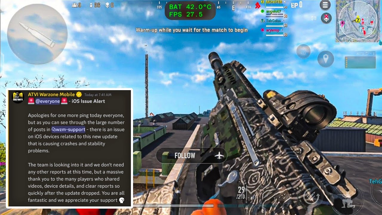Warzone Mobile 3.6.0 | Warzone Mobile Android Optimization (Graphics ...