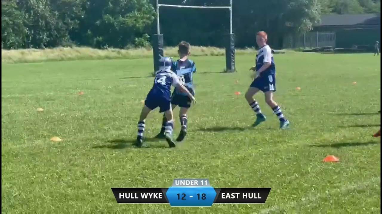 Hull Wyke u11 v East Hull u11 - YouTube