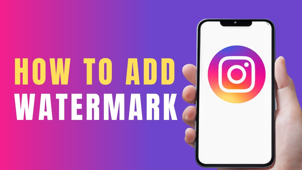 How To Add Watermark In Instagram Reels - YouTube