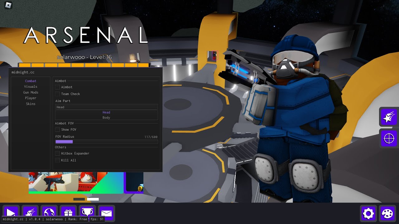 😱🔥*NEW BEST FREE ARSENAL SCRIPT* Midnight.cc | SCRIPT IN THE ...