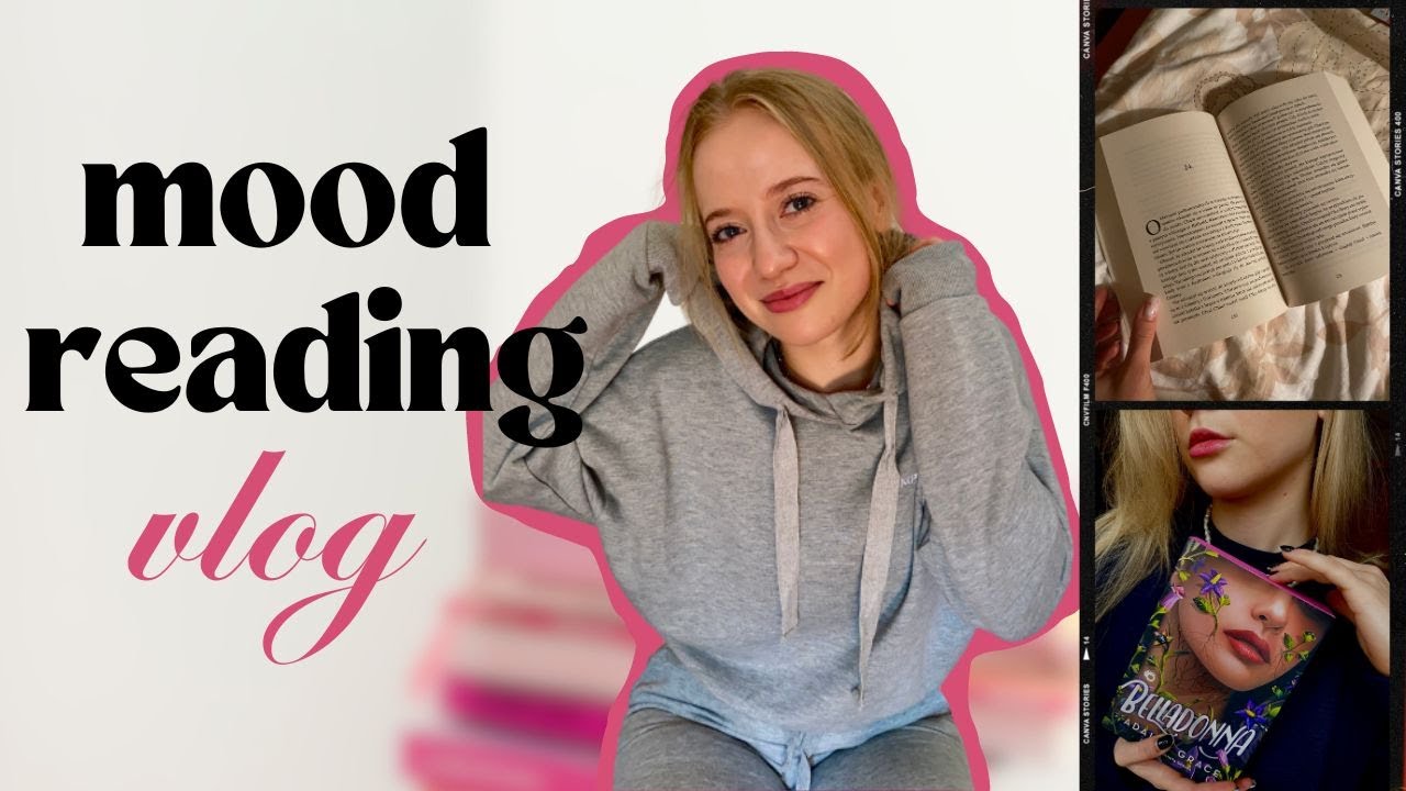 mood reading vlog / 7 dni czytania według nastroju! / 📖😌🦩 - YouTube