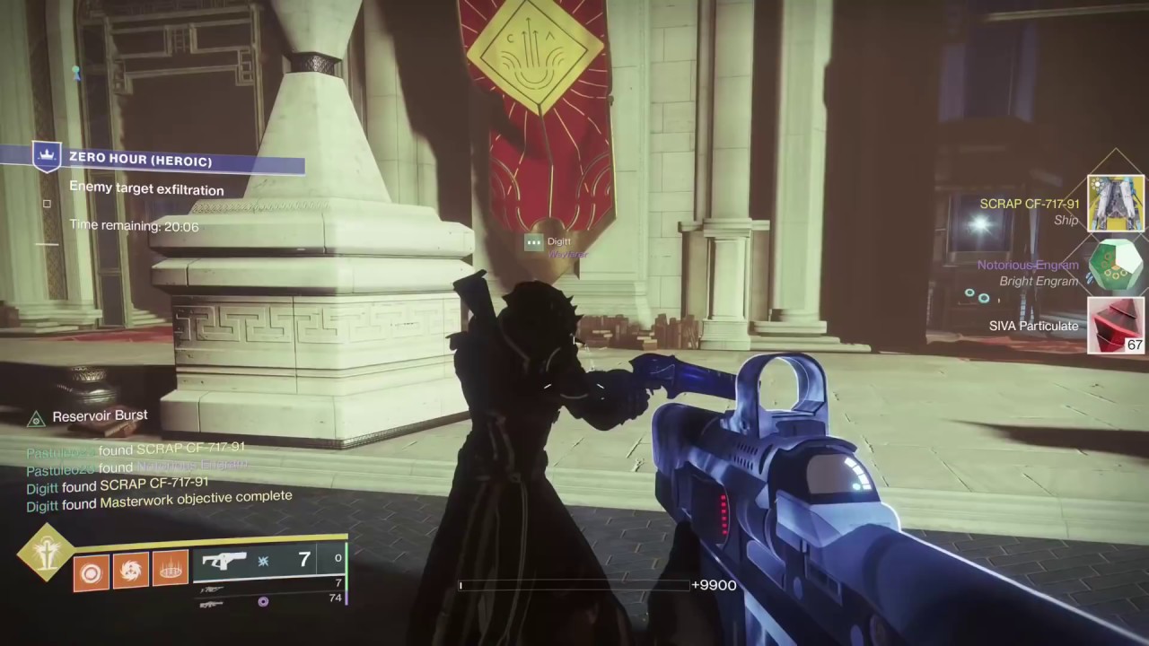 Zero Hour Exotic Ship Scrap CF-717-91 - YouTube