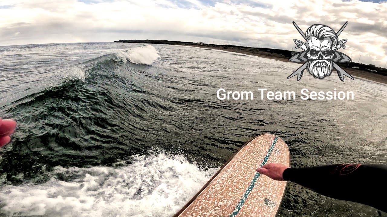 Bob Gnarly Surf Grom Team | And A Quick Log Session - YouTube