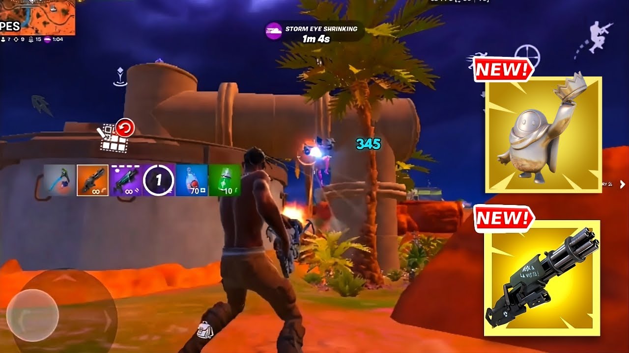 The NEW Fortnite Mobile Update! ( New Minigun,Fall Guys BR) - YouTube