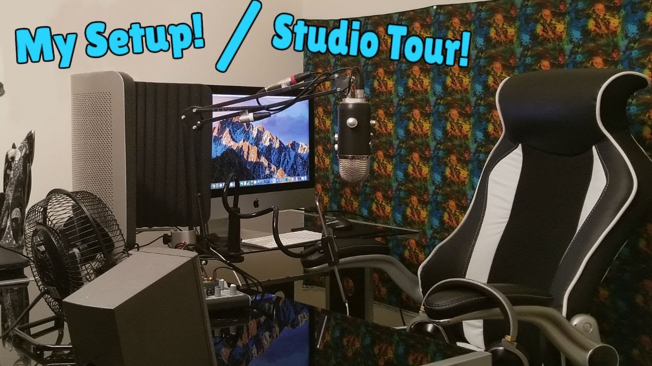My Studio/Room Tour! - YouTube