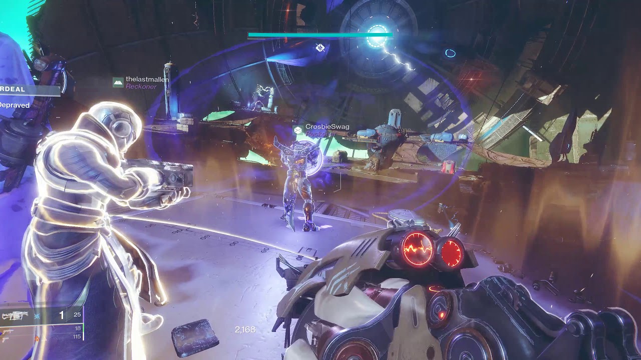 Exodus Crash boss fall, Grand master - YouTube