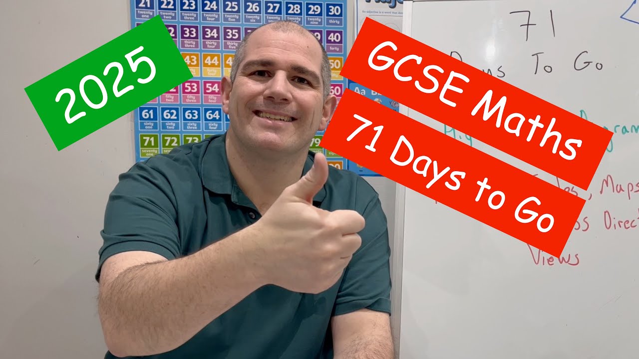 GCSE Maths 2025 Revision - 71 Days To Go - Corbettmaths - YouTube