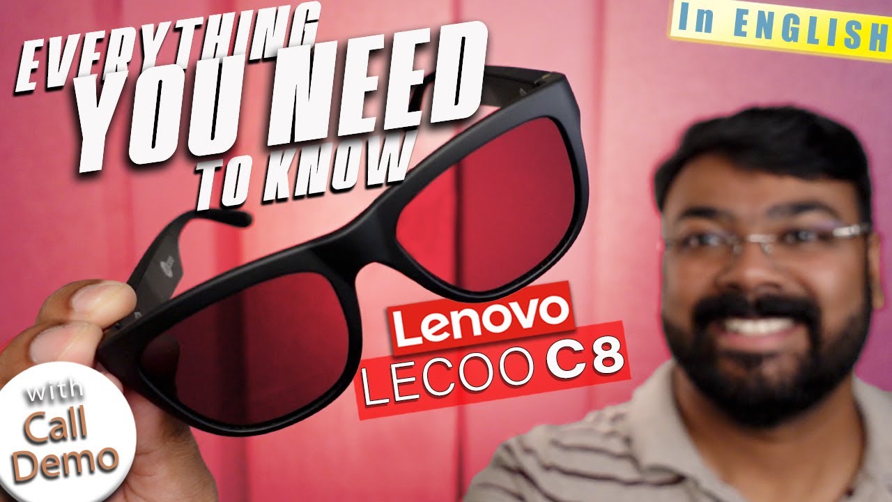 Bluetooth Sunglasses From Lenovo | Lecoo C8 In-depth Review - YouTube