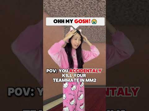 POV: You accidentaly K1LL your teammate in mm2😭🍴 #roblox #robloxshorts