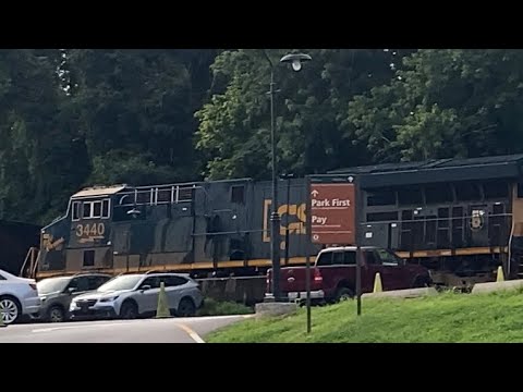 CSX 3440 “Spirit of Ravenna” on A Triple DPU on coal Train in Harpers ...