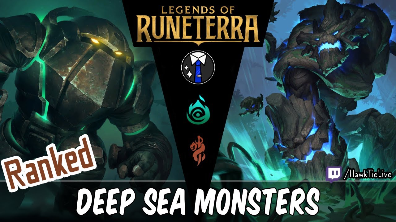 Deep Sea Monsters: The water's rising l Legends of Runeterra LoR - YouTube