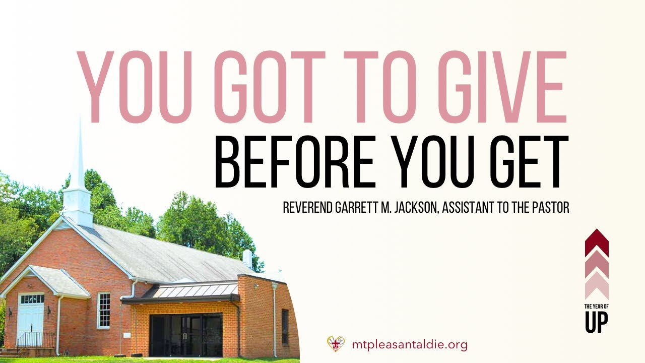 21 January 2024 - You Got To Give Before You Get - YouTube