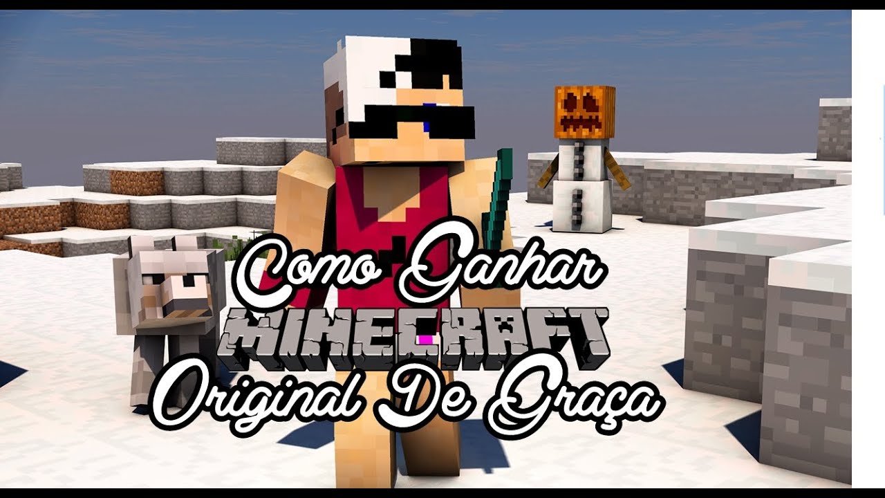 Como Conseguir Minecraft Original De GraÇa 2016 Youtube