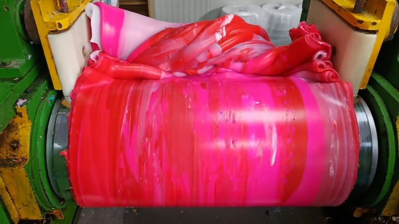 Silicone rubber color mixing | Oddly satisfying silicone color mixing ...