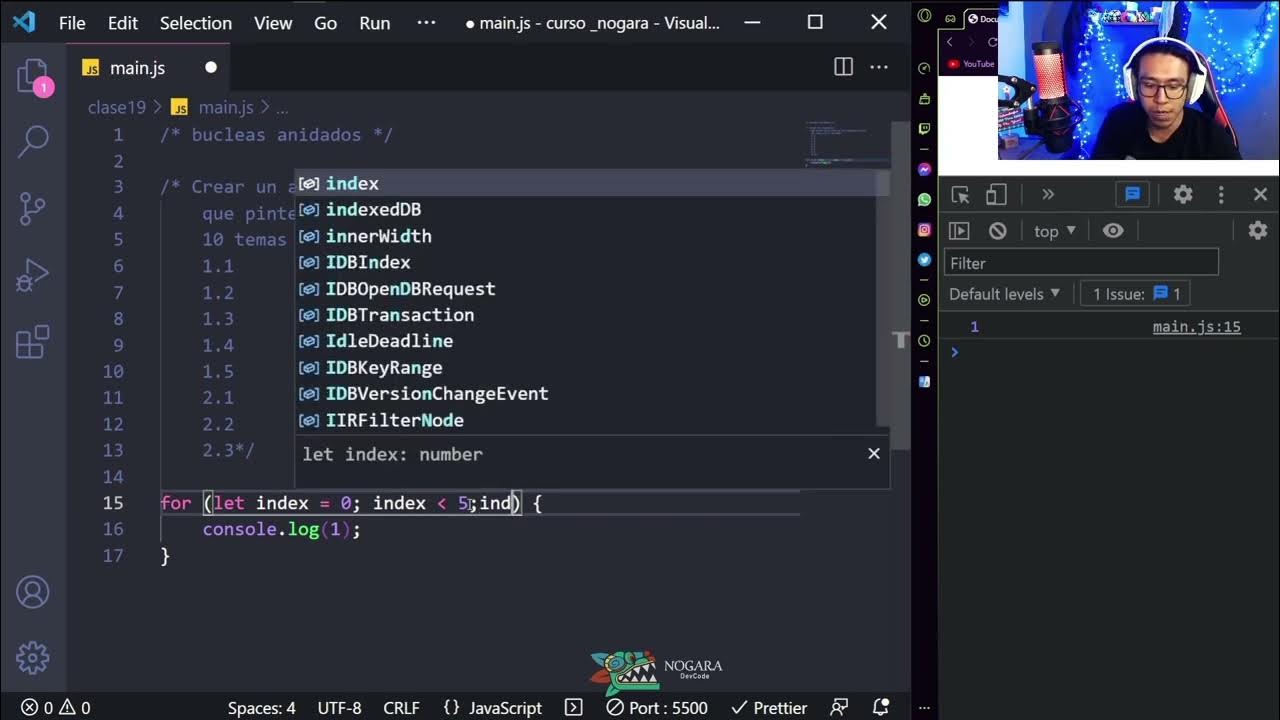 Curso De Programación Básica Con Javascript 19 Devcaress Youtube
