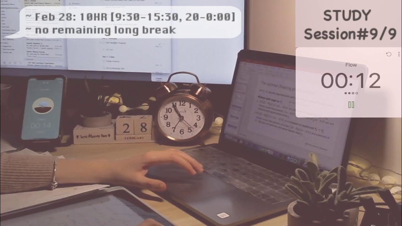 Study With Me LIVE! 10 Hour Real Time Pomodoro | Part 2: 4HRs - YouTube