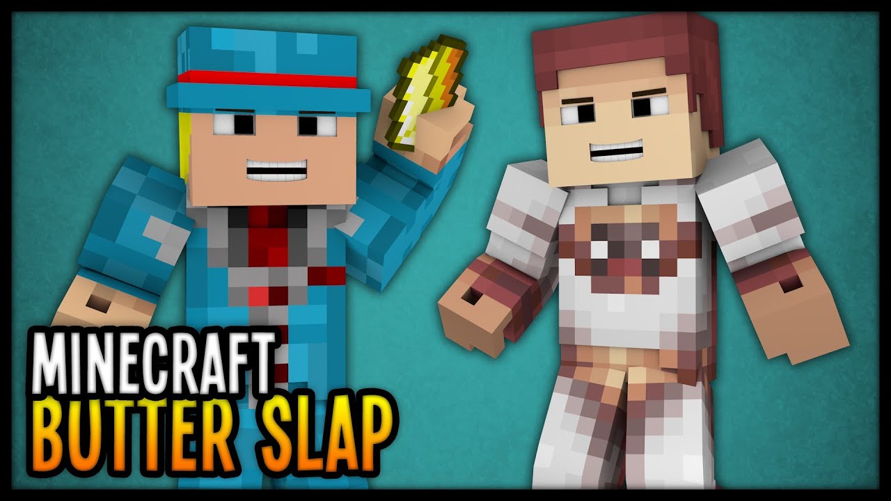 Minecraft Butter Slap #1 - CHEATER?! w/ Vial - YouTube
