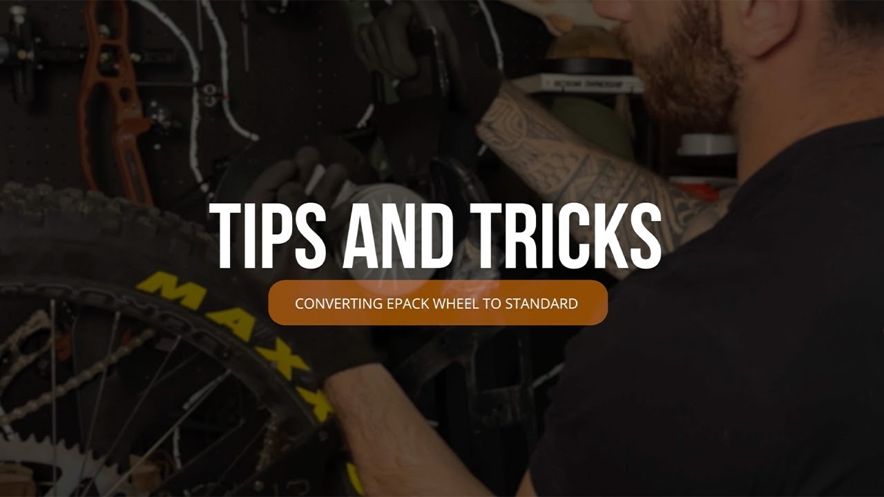 Converting E-Pack Wheel to Standard Pack Wheel - YouTube