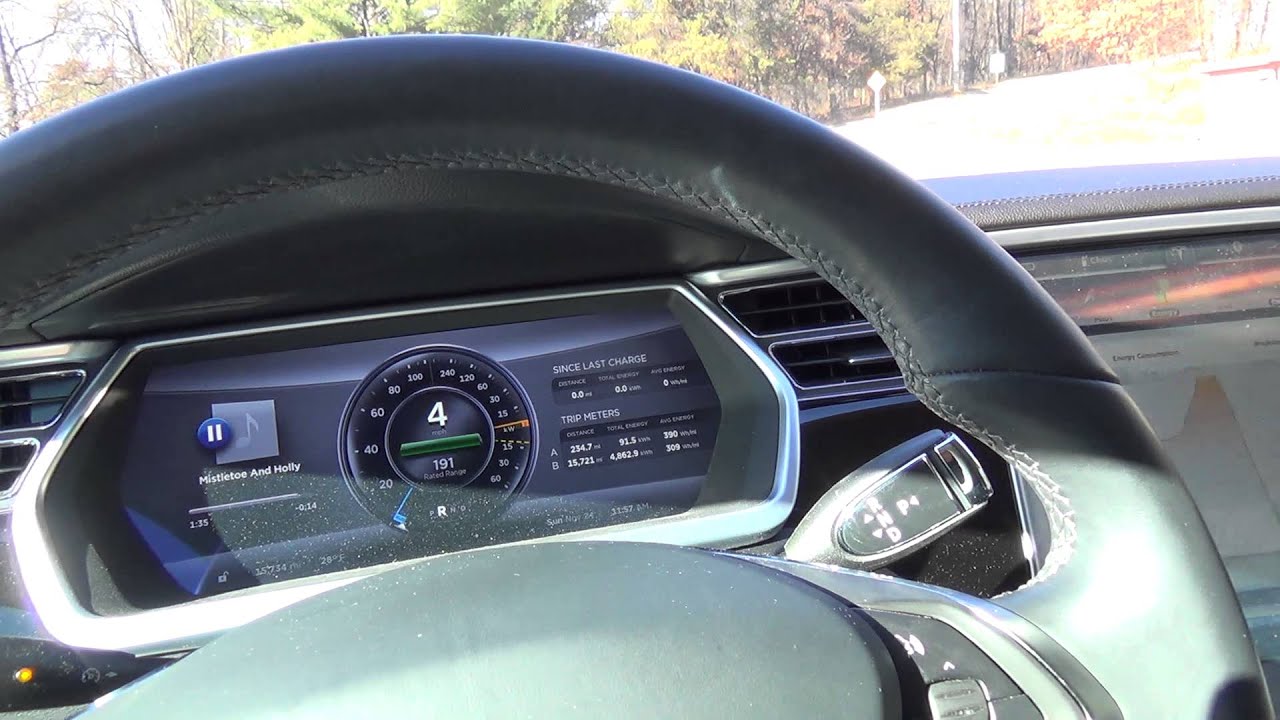 Tesla Motors Model S: Explained: How the Shiftier and Auto-Park Brake ...