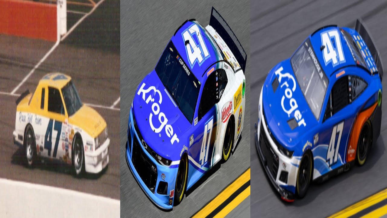 Evolution of the 47 Car in the NASCAR Cup Series - YouTube