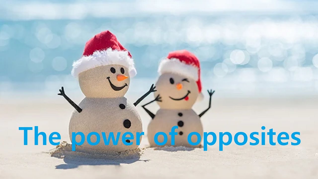 Short Story: The power of opposites - "The Christmas Song" written on a ...