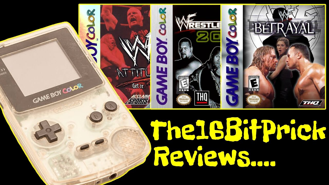 WWE Games On The Game Boy Color - The16BitPrick - YouTube