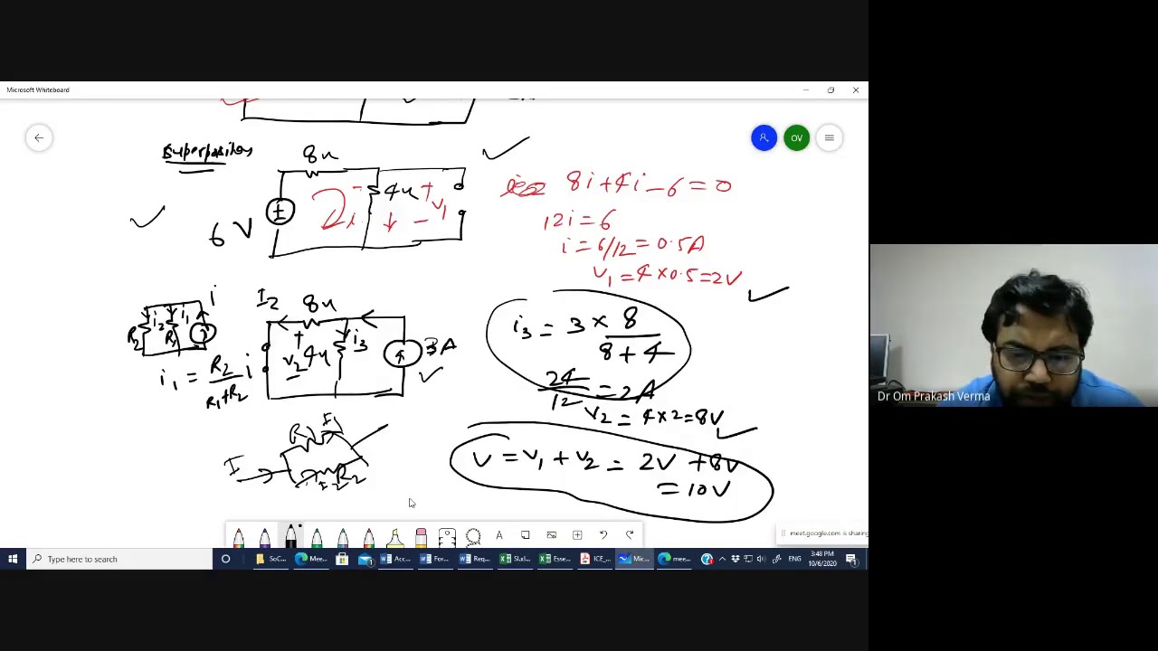 Lecture 2: Superposition Theorem and Star to Delta with PSpice (Circuit Theory Lab) - YouTube
