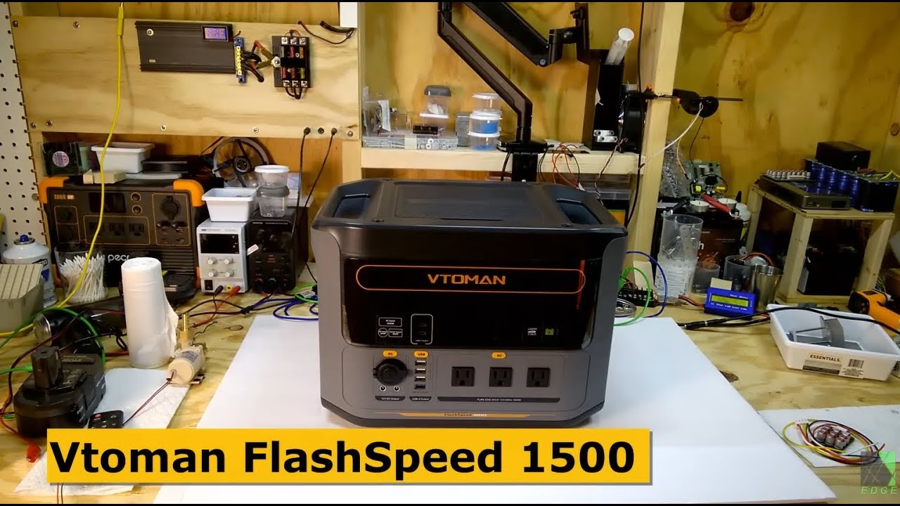 VTOMAN FlashSpeed 1500: Power Your Life Anywhere - YouTube