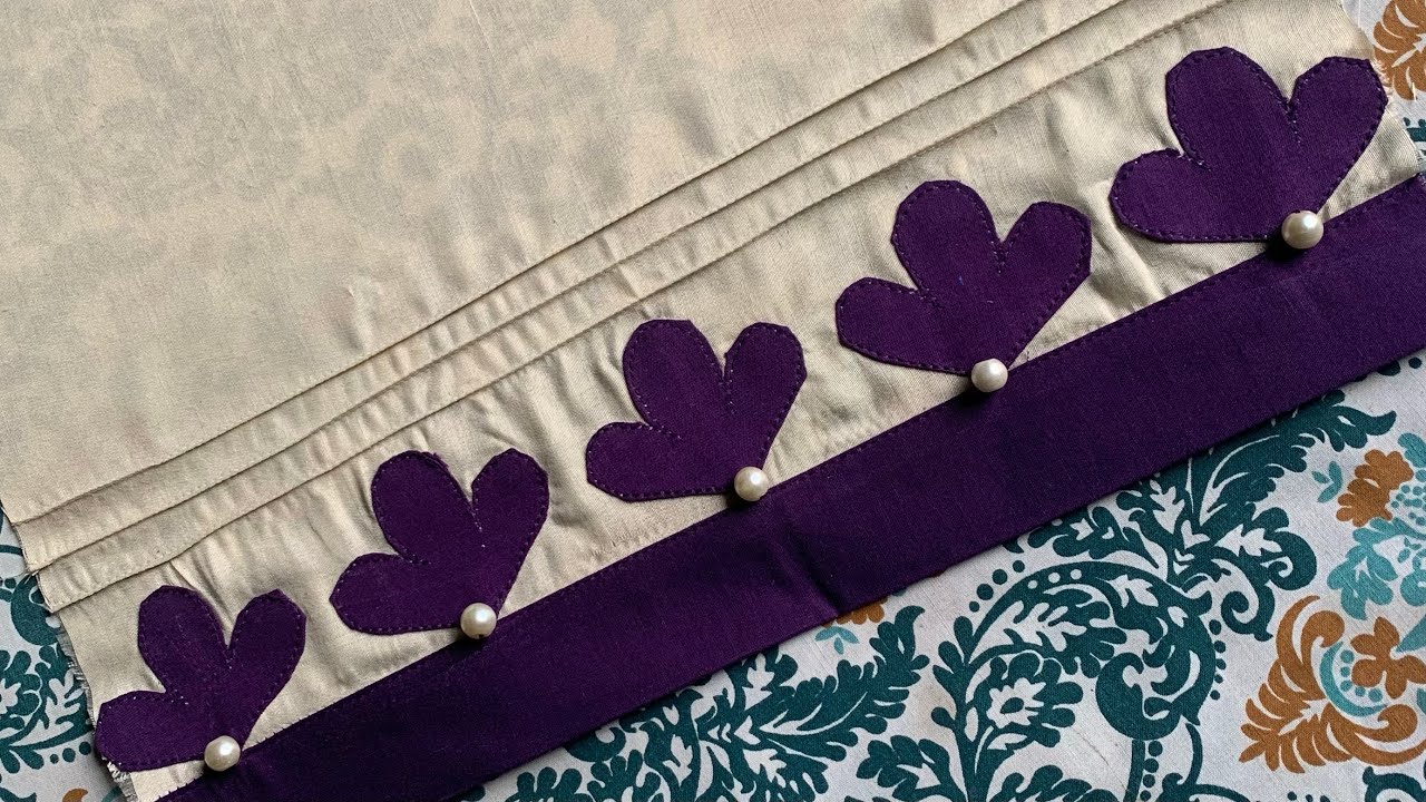 Make this beautiful cutwork trouser bottom||trouser design with ...