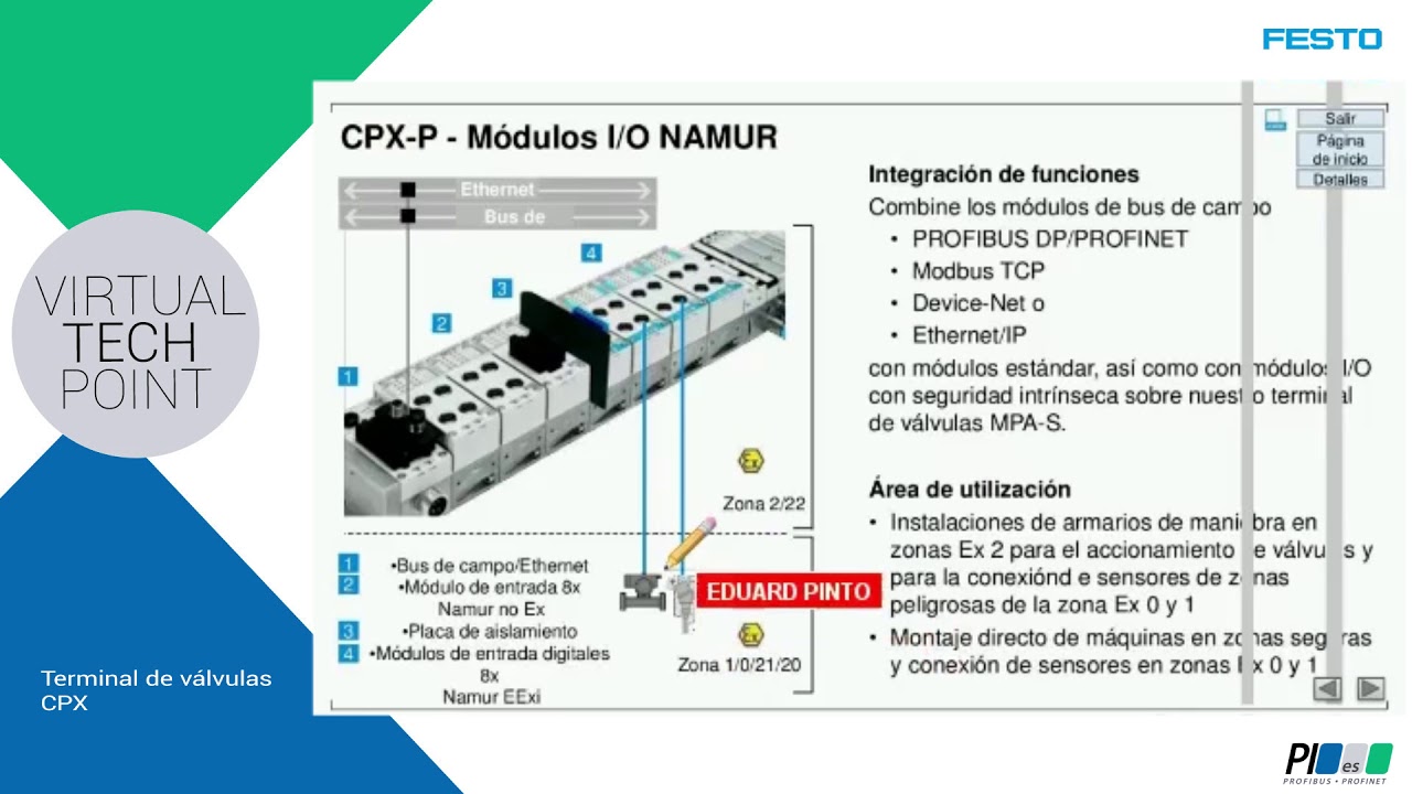 Terminal de válvulas CPX / FESTO - YouTube