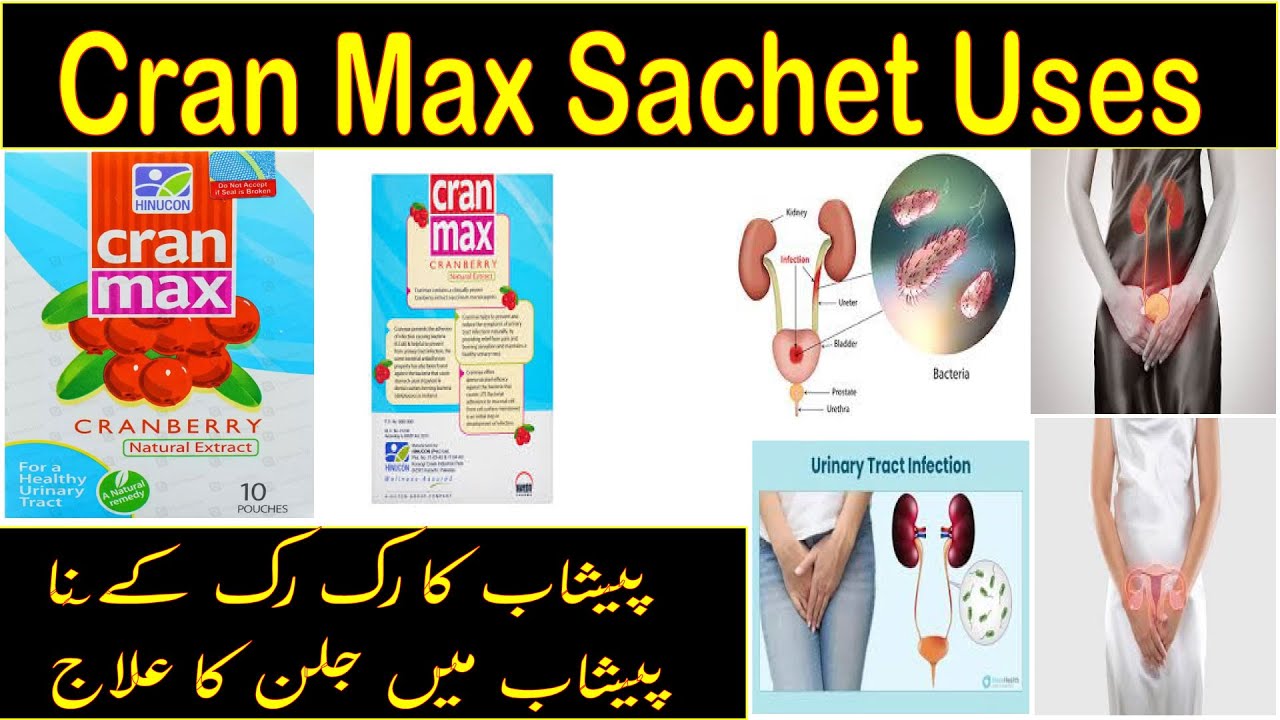 Cran Max | Uses, Side Effect in Urdu |Treating &Preventing Urinary ...
