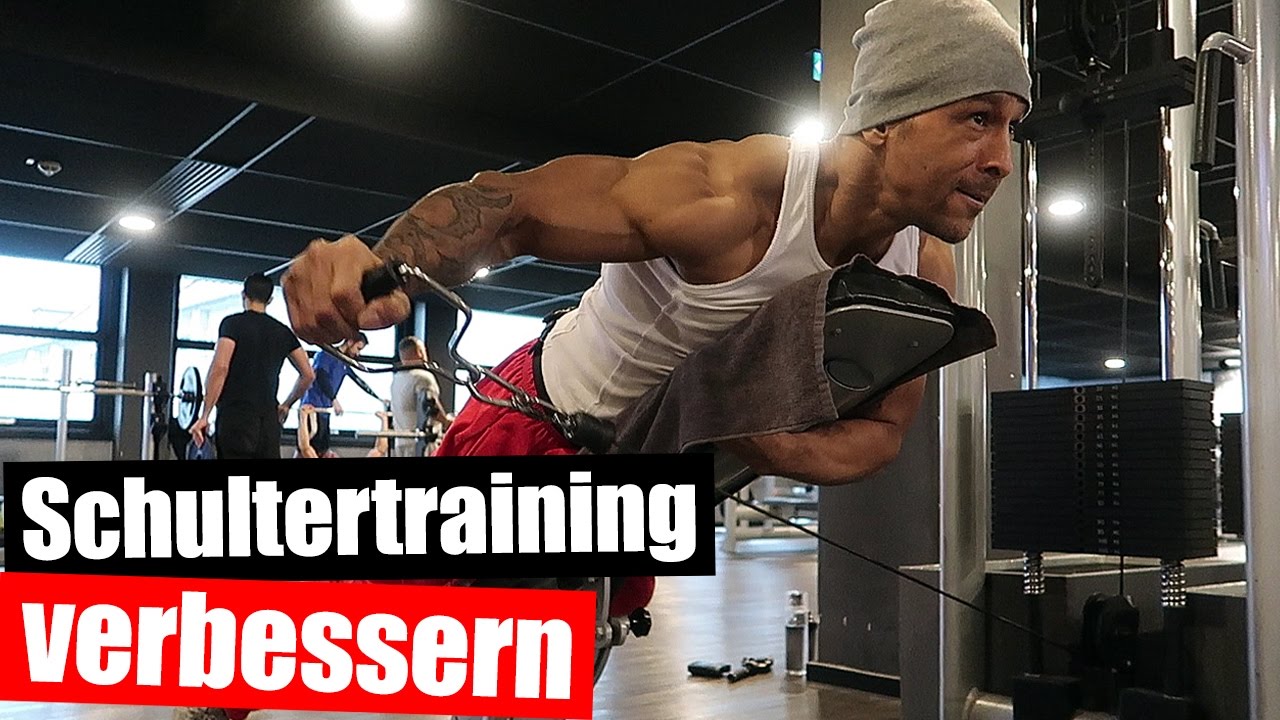 Schultertraining - So baust du eine BREITE Schulter auf! - YouTube