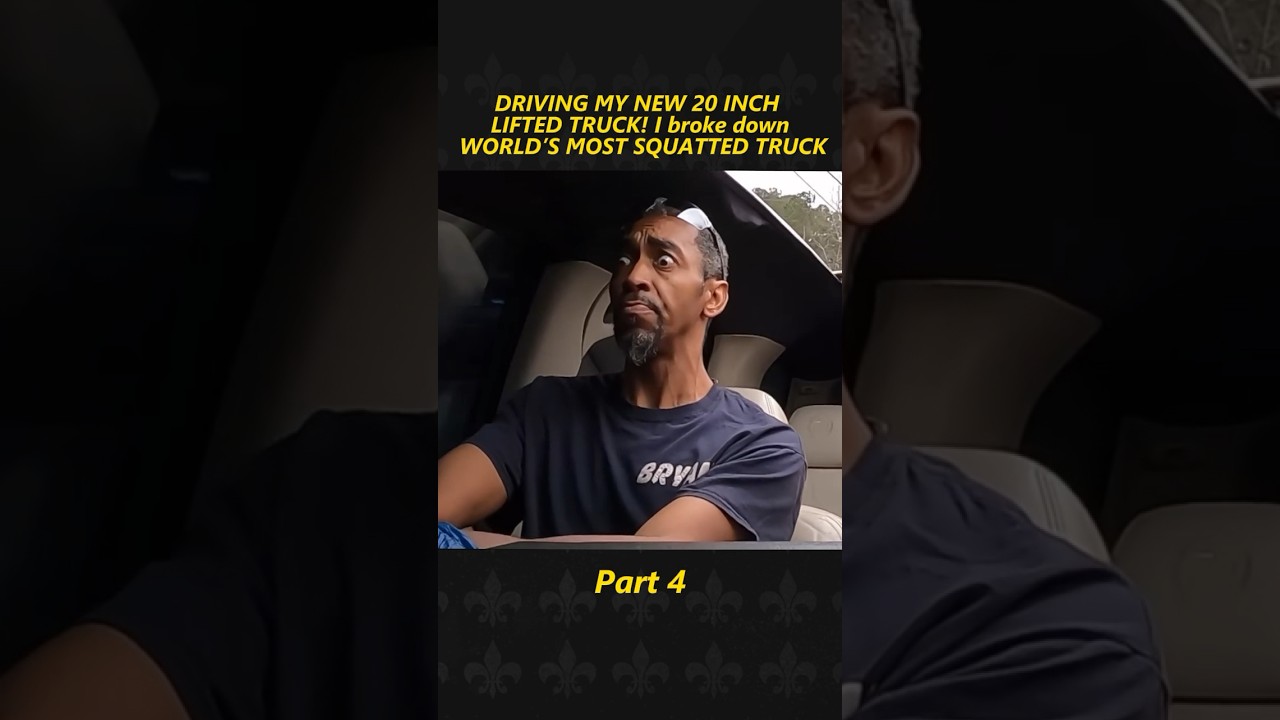 Driving Squatted Truck With Old Man | 20 Inch Lift Kit - YouTube