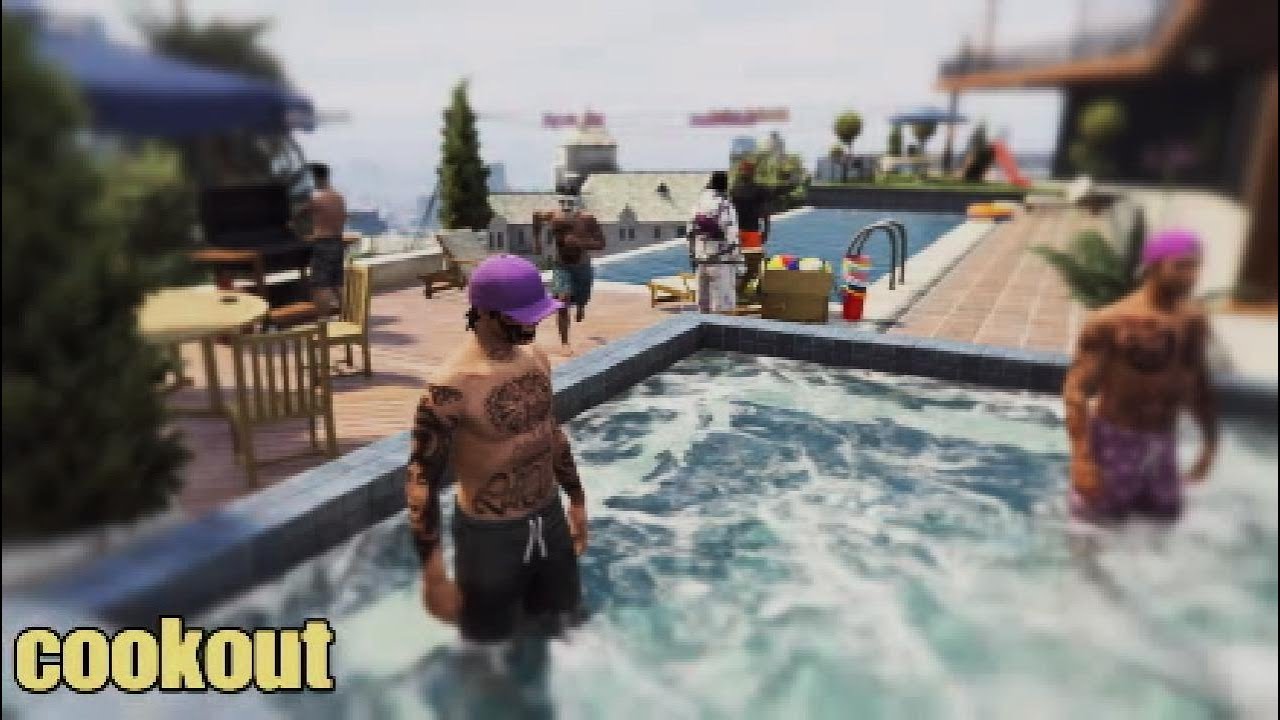 Cookout Rp on #GTA online life Rp 😎😎🔥🔥😅 - YouTube