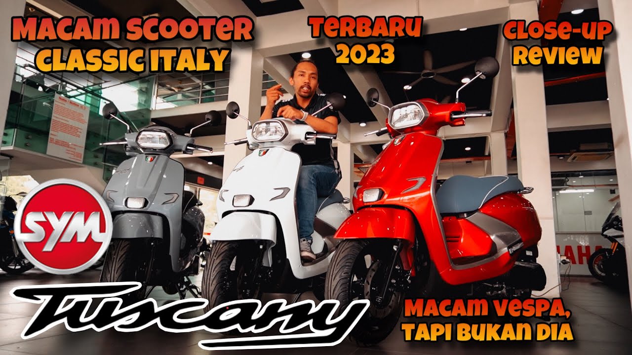 SYM Terbaru 2023 "Tuscany 150" | Close-Up Review - YouTube