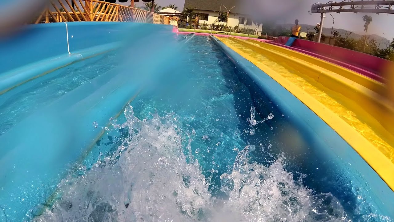 Crazy slides and underwater footage POV || Wet n Joy - YouTube