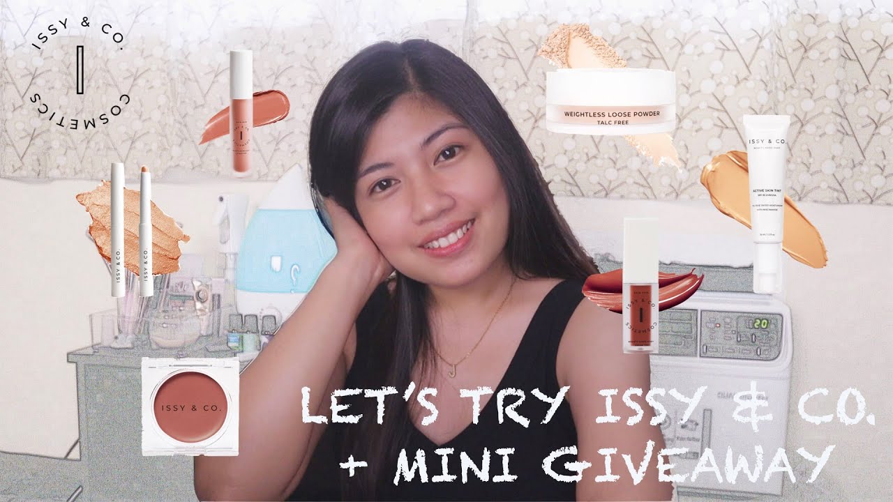 Let's try ISSY & CO. Makeup + Mini Giveaway - YouTube