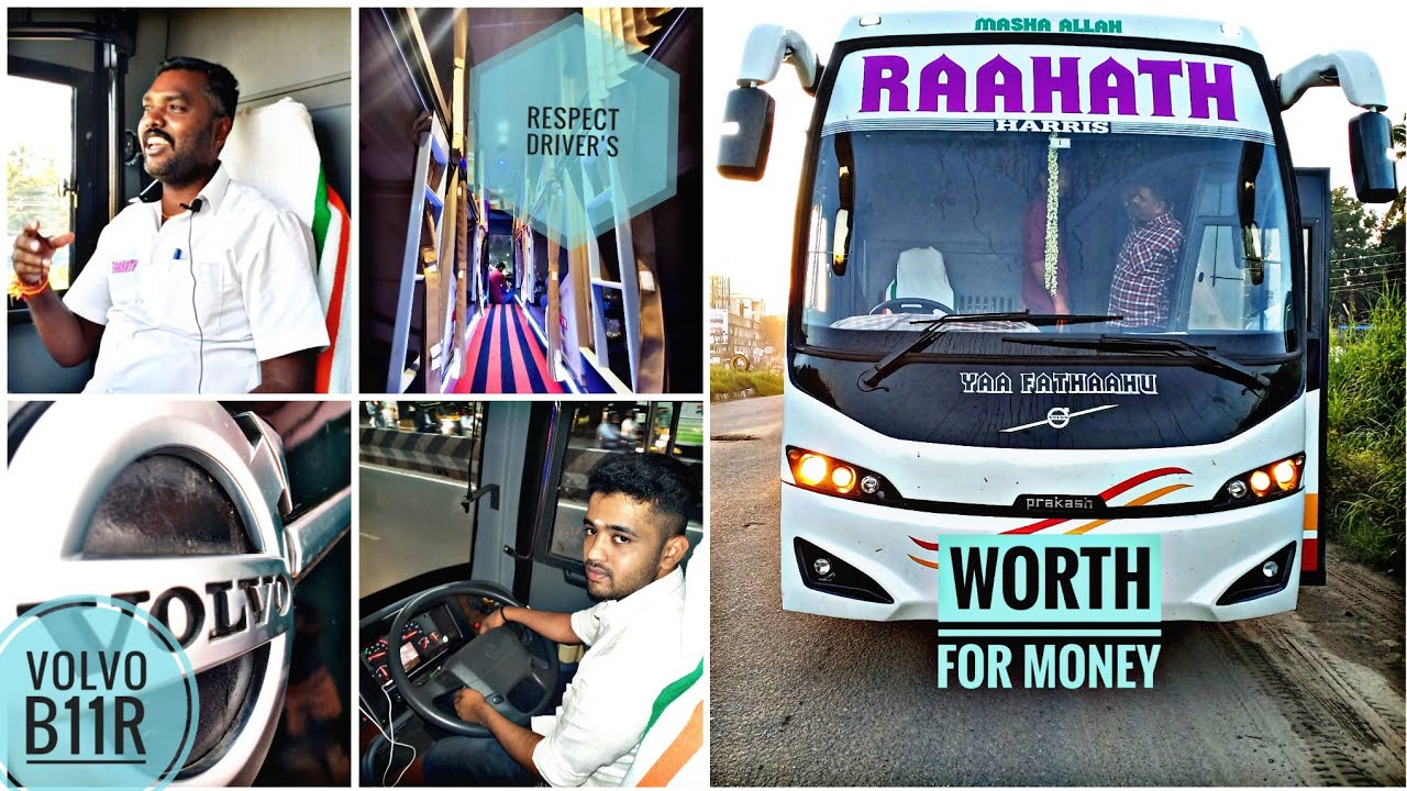 RAAHATH TRAVELS-VOLVO CELESTE - 2+1 AC SLEEPER-CHENNAI TO KOCHI - TAMIL ...