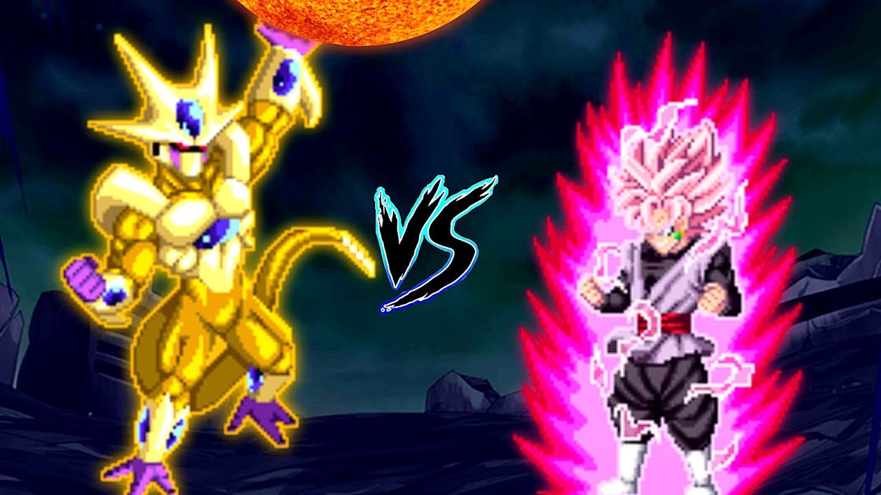Cooler V4 (all form) (New) VS Goku Black SSR V2 in Jump Force Mugen ...