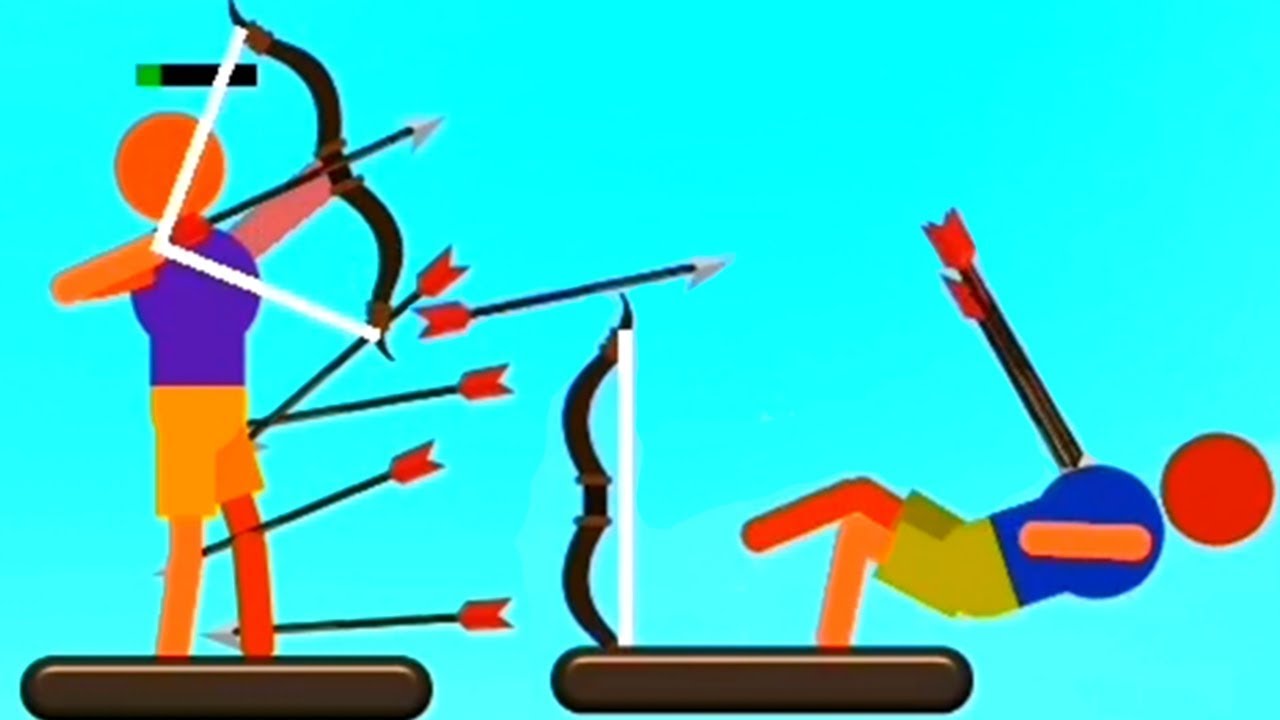 Stick-man Games: Archery, Spear-man, Ninja / Android Gameplay HD - YouTube