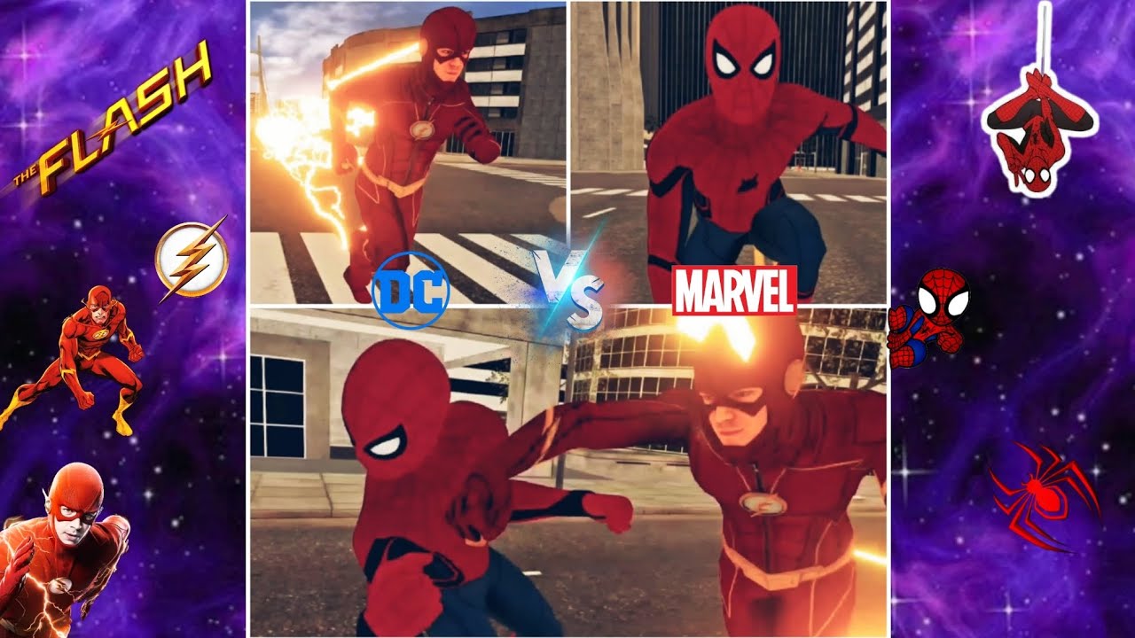 [THE FLASH VS SPIDER-MAN PT.1] MARVEL VS DC FAN ANIMATIONS [EPISODE ONE ...