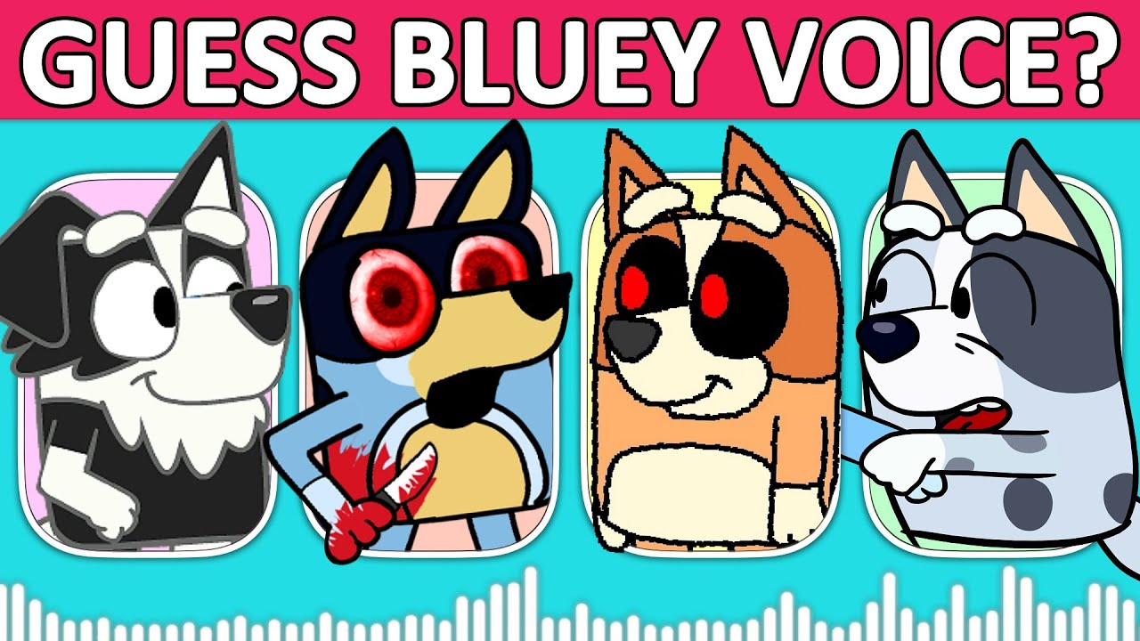 FNF Guess Character by Their Voice | Bluey Guess the Voice | Bluey ...
