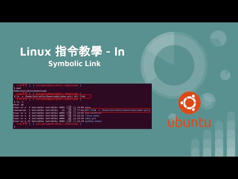 Linux 指令教學 - ln ( Symbolic link ) - YouTube
