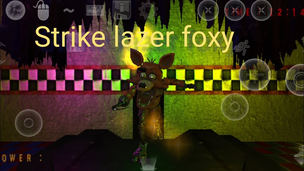 FNAF DOOM 1 MOBILE STRIKE LAZER FOXY O FOXY MODO LASER E FREDDY O ...