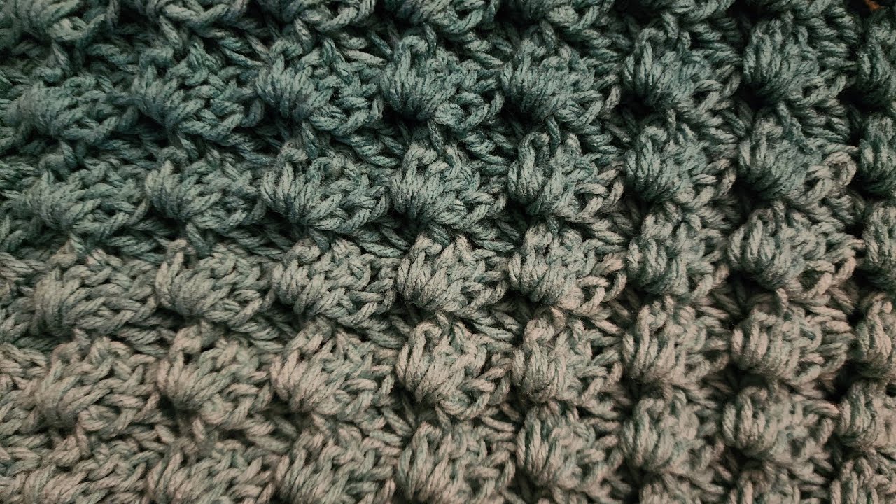 3D Bump Stitch - (One Row Repeat!) Crochet Tutorial! - YouTube