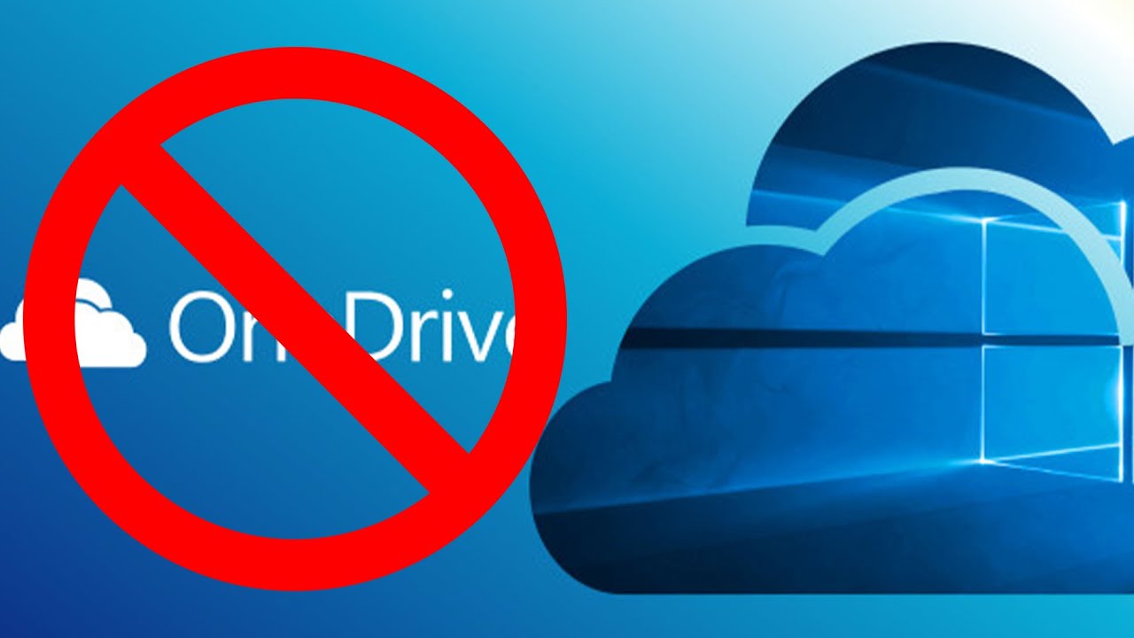 How to Disable One-drive on Windows 10 - YouTube