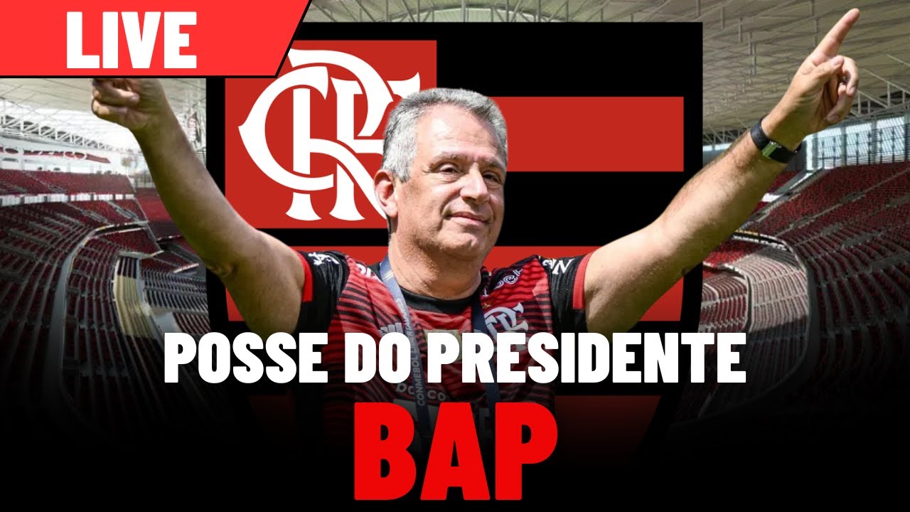 AO VIVO: POSSE DO NOVO PRESIDENTE DO FLAMENGO | LUIZ EDUARDO BAPTISTA ...