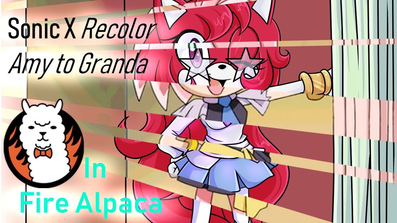 [FireAlpaca Speedpaint] Sonic X Recolor - Amy Rose to Granda [OLD ...